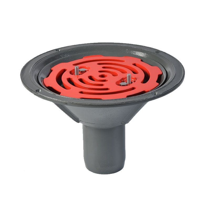 ACO Rainwater Roof Outlet Vertical Spigot with Flat Grate - 75mm ...