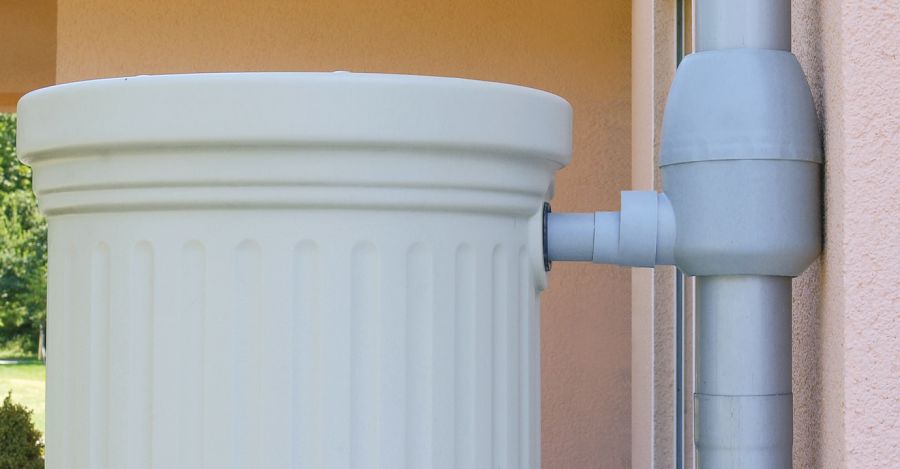 Garden Water Storage Wall Tank Column Tank 550L - Sand Beige | Drainage ...