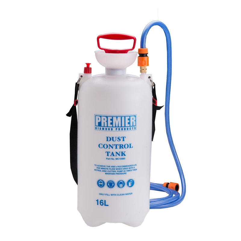 Pressurised Water Tank 16L - Dust suppression for Disc Cutters ...