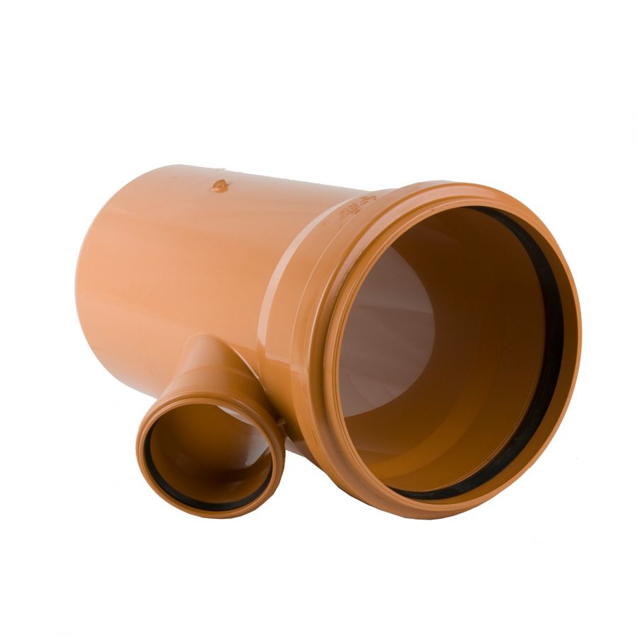 Underground Sewer Pipe Double Socket Branch 45 Degree - 250mm x 110mm ...