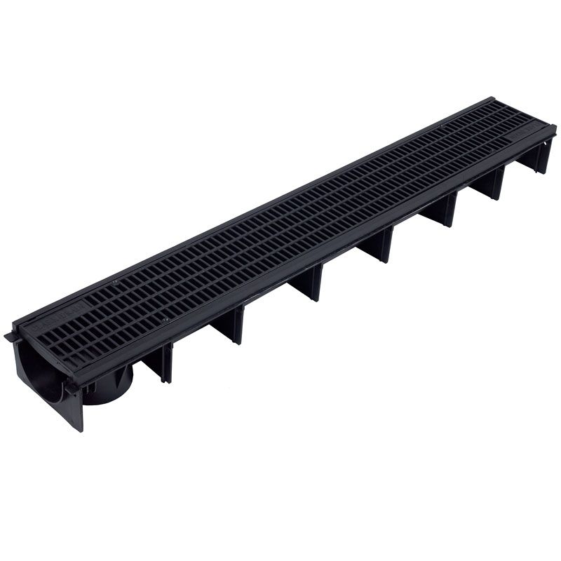 Low Profile Channel Drain Plastic Grating 1000mm x 146mm x 92mm - A15 ...
