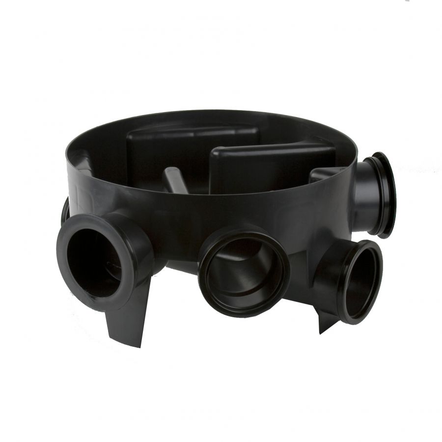 Inspection Chamber Base 450mm dia. 5 Inlet (inc. 3 Plugs) - 110mm ...