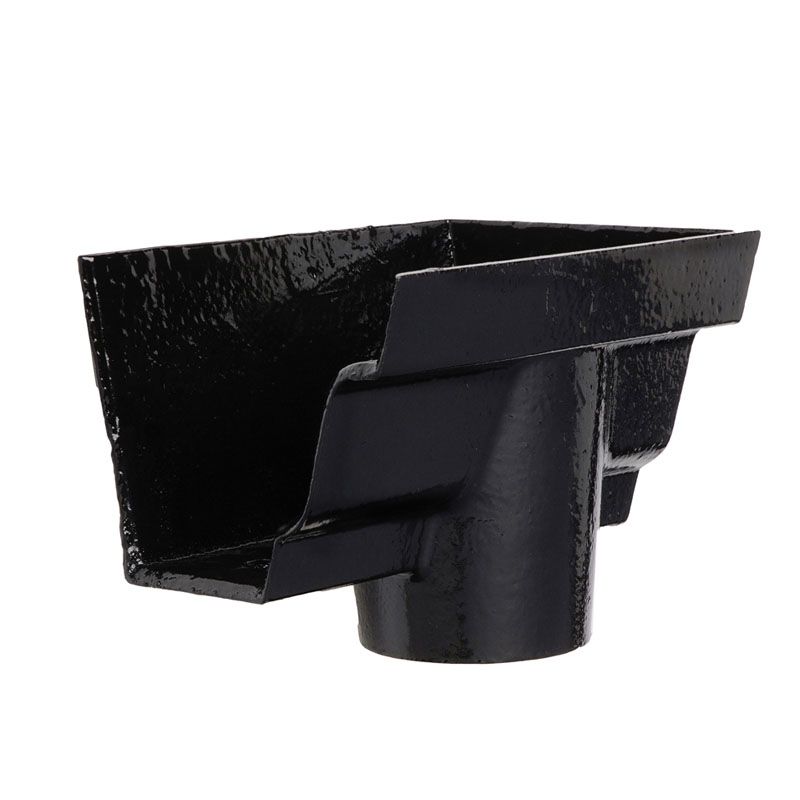 Cast Iron Guttering G46 Moulded Gutter External Dropend Outlet - 75mm ...