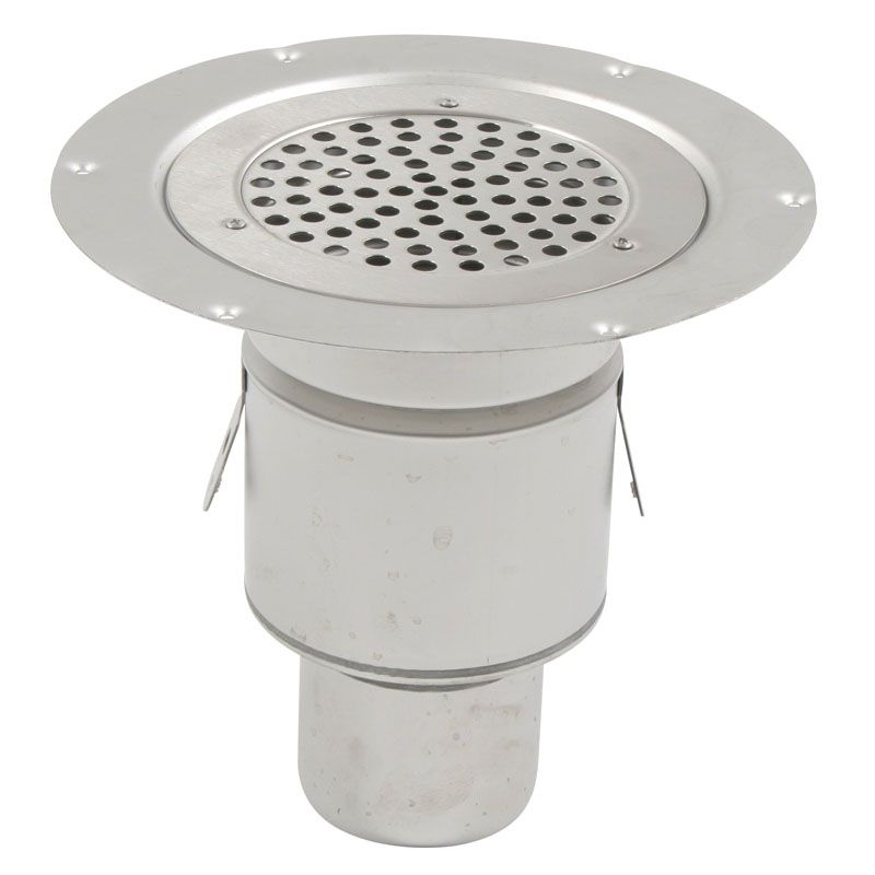 Shower Drain Vertical Circle Gully Stainless Steel 155mm - 75mm ...