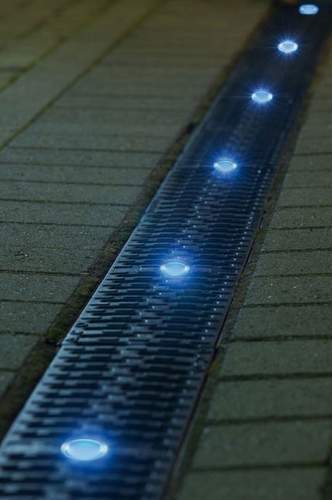 ACO Eyeleds Channel with 2 Eyeled Gratings and White LED | Drainage ...