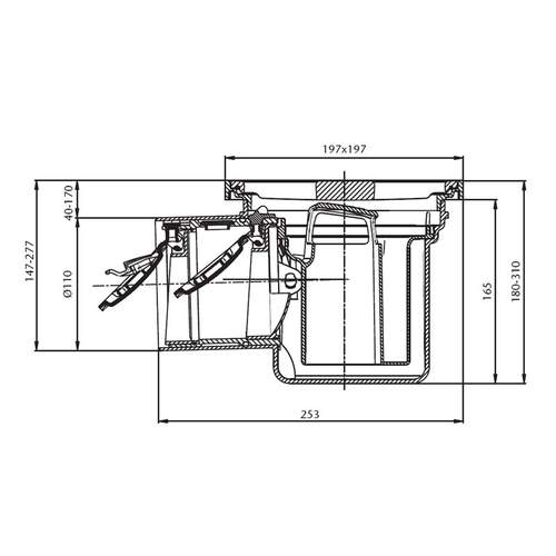 ACO Junior Anti-Flood Backflow Floor Drain | Drainage Superstore
