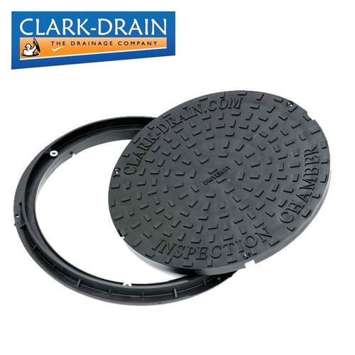 Clark Drain Inspection Chamber Manhole Cover 450mm Diameter | Drainage ...