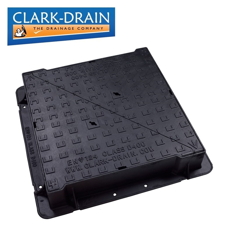 Clark Drain D400 Cast Iron Manhole Cover & Frame For Carraigeways - 750 ...