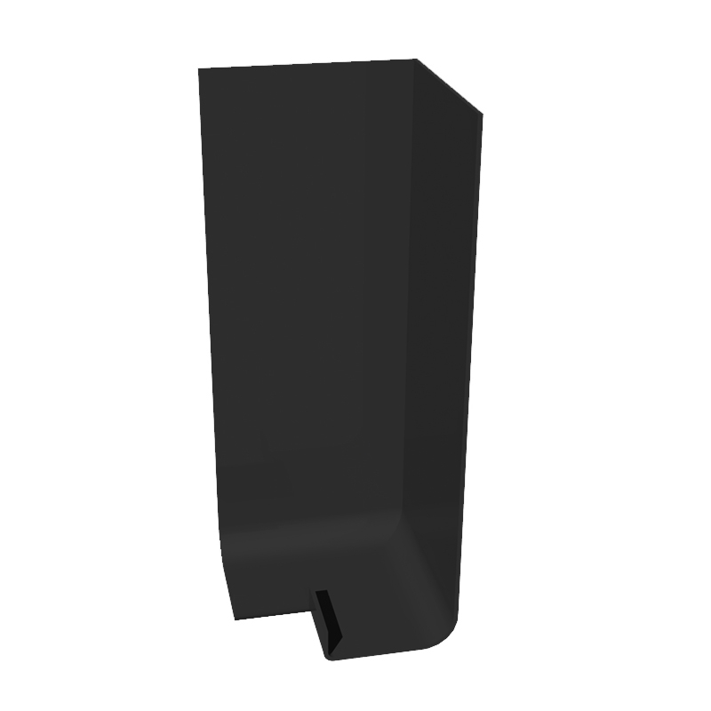 uPVC Fascia Board Corner (Square Edge) 600mm - Black | Drainage ...