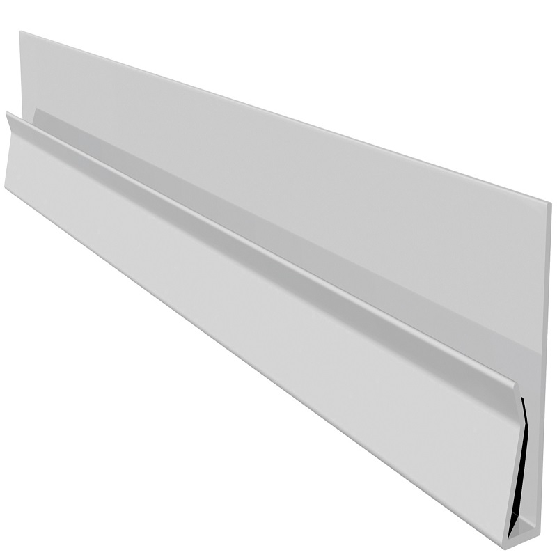 Open Vee uPVC Cladding Starter Trim 5m - White | Drainage Superstore