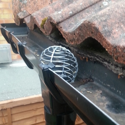 Stainless Steel 150mm Wire Balloon Leaf Guard for Gutters and Chimneys ...