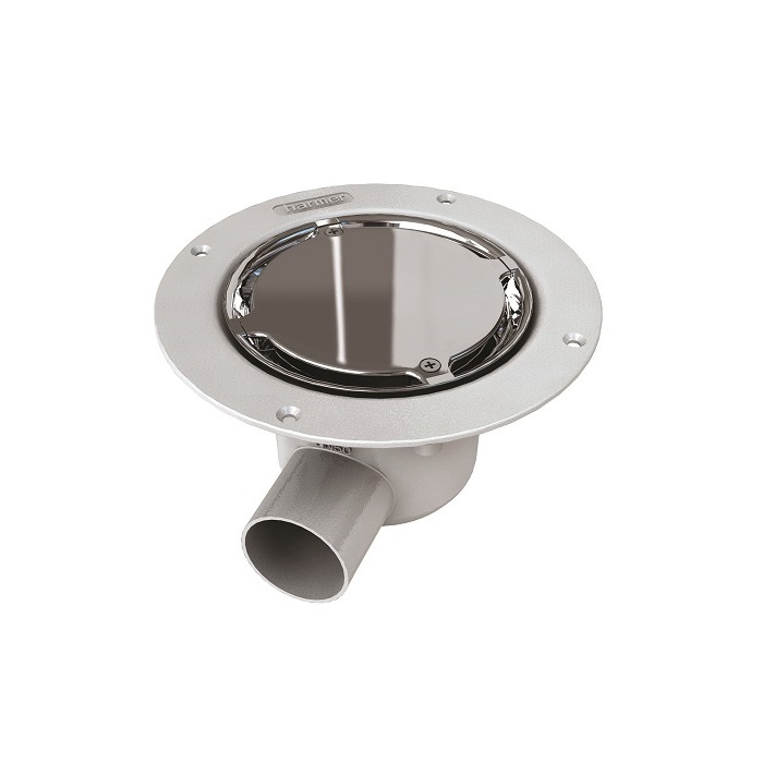 Harmer Aluminium Horizontal Drain Mirror Clamp & Plain Cap - Sheet ...