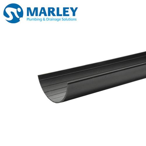 Marley 125mm Gutter - Foundry Finish 4m | Drainage Superstore®