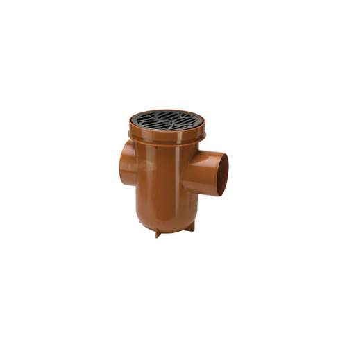 Polypipe Underground Drainage 110mm Back Inlet Bottle Gully | Drainage ...