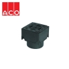 ACO Hexdrain Downpipe to Channel Drain Connector 68mm - Black ...