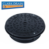 Clark Drain B125 Cast Iron Round Manhole Cover & Frame - 300 x 30mm ...